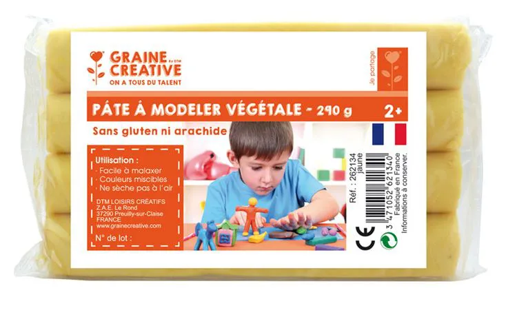 Mum & The Gang - PATE A MODELER VEGETALE - JAUNE - Catalogue